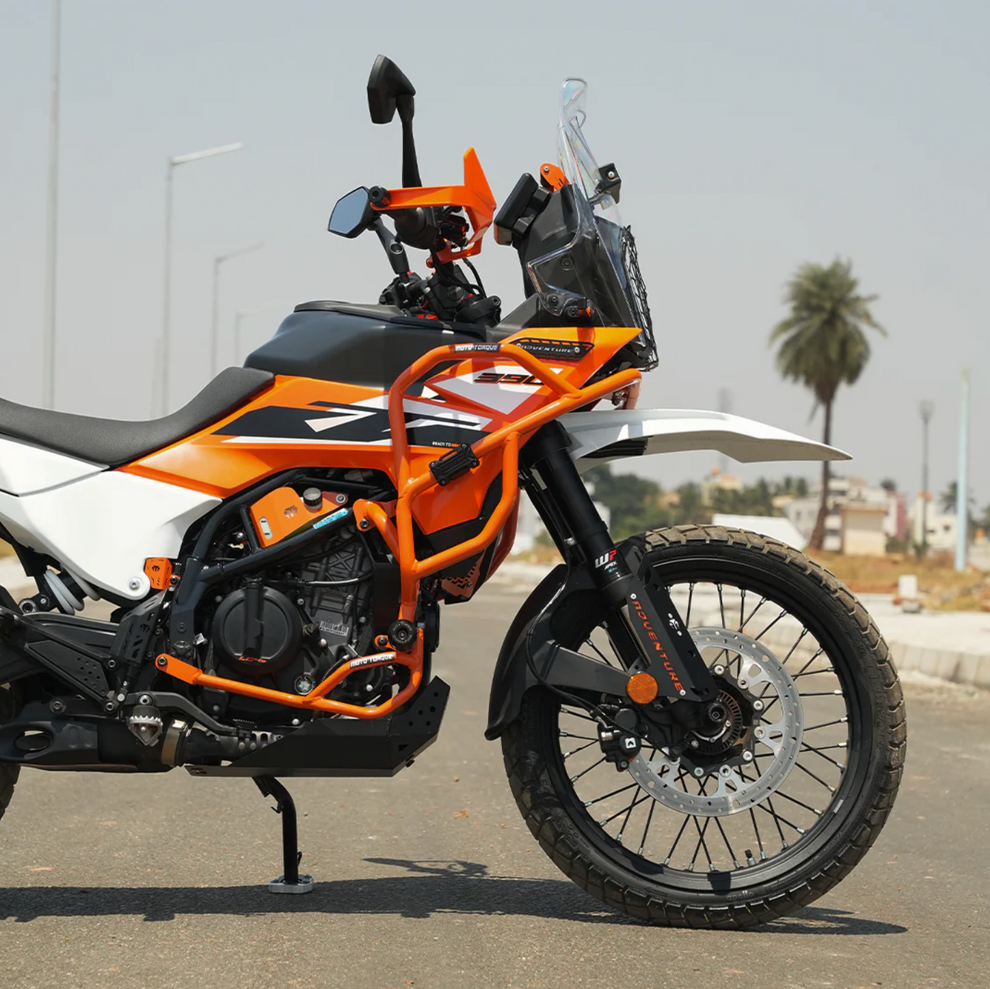 Moto Torque KTM Adventure 390/250/X 2025 - Crash Guard (Orange) – Motogear Performance